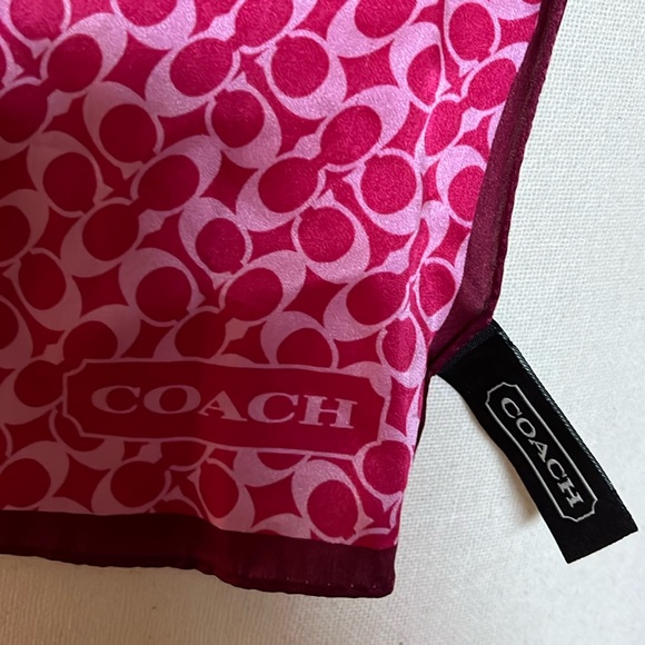 Coach | Accessories | Coach Silk Scarf | Poshmark